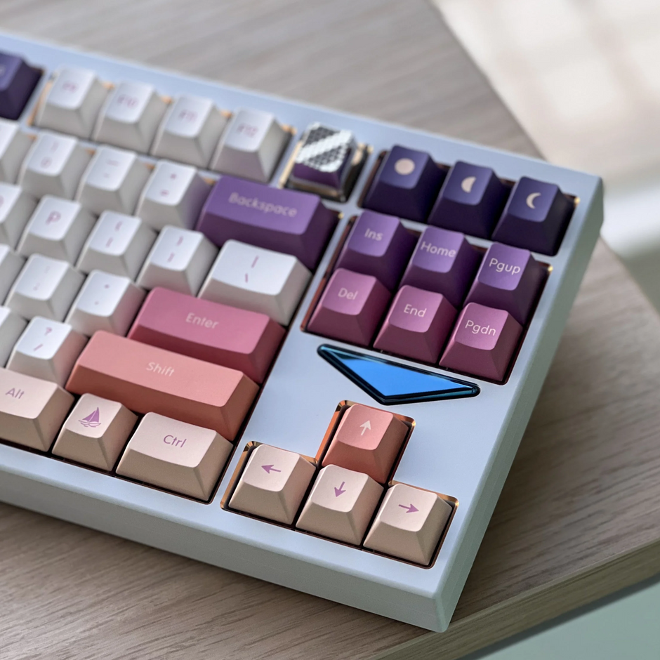 [In Stock] Carmine Cloud PBT Cherry Keycaps Set (Free Shipping To Some ...