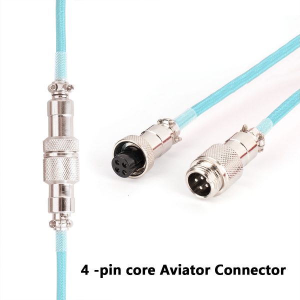 RAINBOW COILED USB-C HANDMADE CABLE – velocifiretech